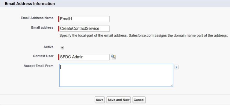salesforce email service email address - Salesforce Blog