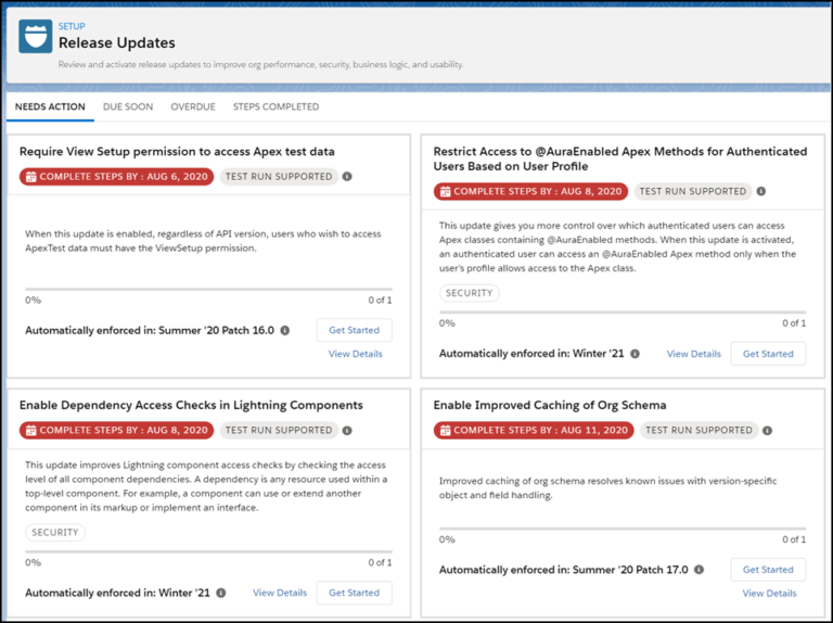 Critical Update App New Version - Salesforce Blog